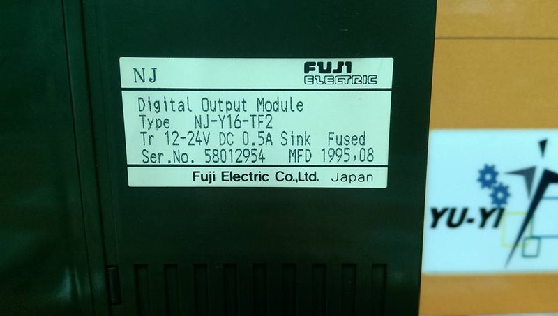 FUJI NJ-Y16-TF2 DIGITAL OUTPUT MODULE - PLC DCS SERVO Control MOTOR POWER SUPPLY IPC ROBOT
